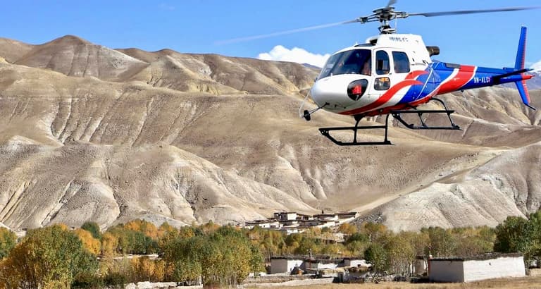 Upper Mustang Helicopter Tour from Kathmandu | Cost for 2024 and 2025
